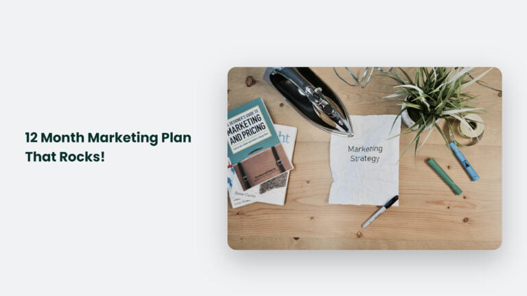 12 Month Marketing Plan That Rocks! | CJ&CO