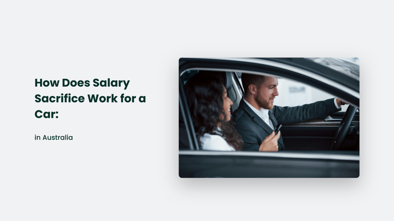 How Does Salary Sacrifice Work For A Car In Australia? | CJ&CO