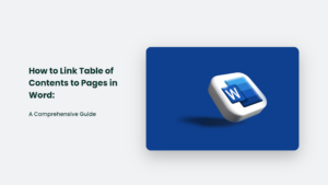 How To Link Table Of Contents To Pages In Word: A Comprehensive Guide ...