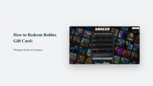 How To Redeem Roblox Gift Card: Ultimate Guide For Gamers | CJ&CO