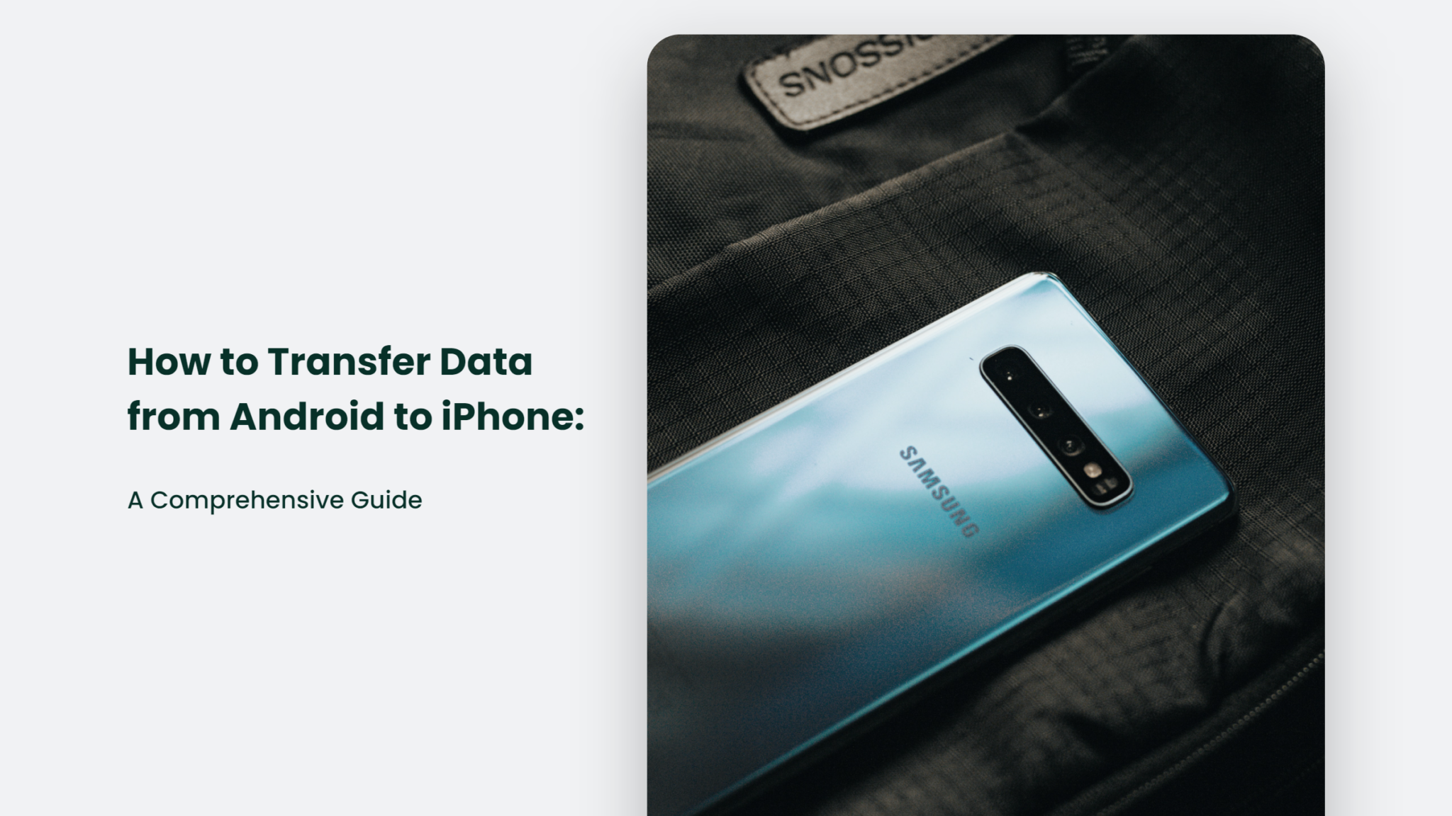 How To Transfer Data From Android To IPhone: A Comprehensive Guide | CJ&CO