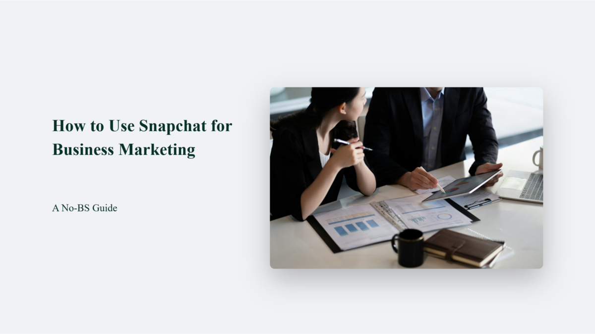 How To Use Snapchat For Business Marketing: A No-BS Guide | CJ&CO