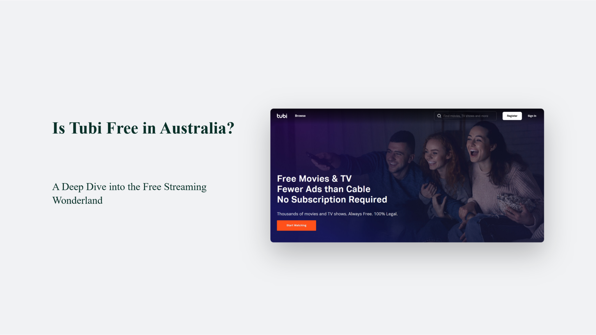 Is Tubi Free In Australia? A Deep Dive Into The Free Streaming ...