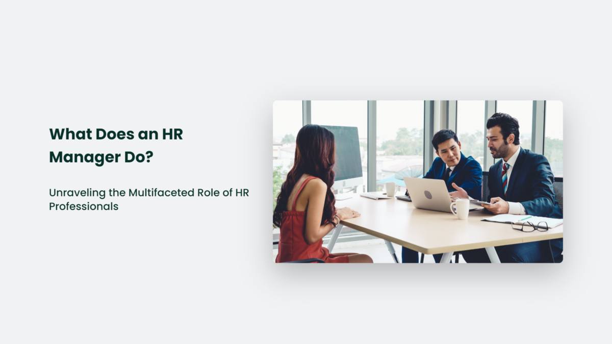 What Does An HR Manager Do? Everything You Should Know | CJ&CO