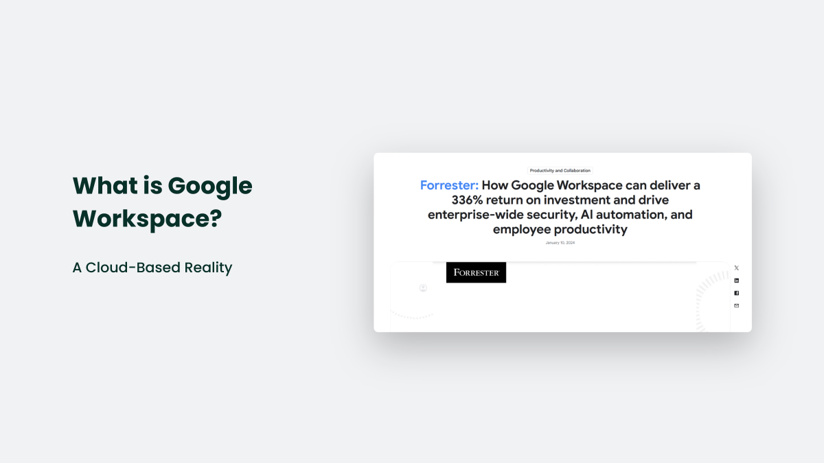 What Is Google Workspace? A Cloud-Based Reality | CJ&CO