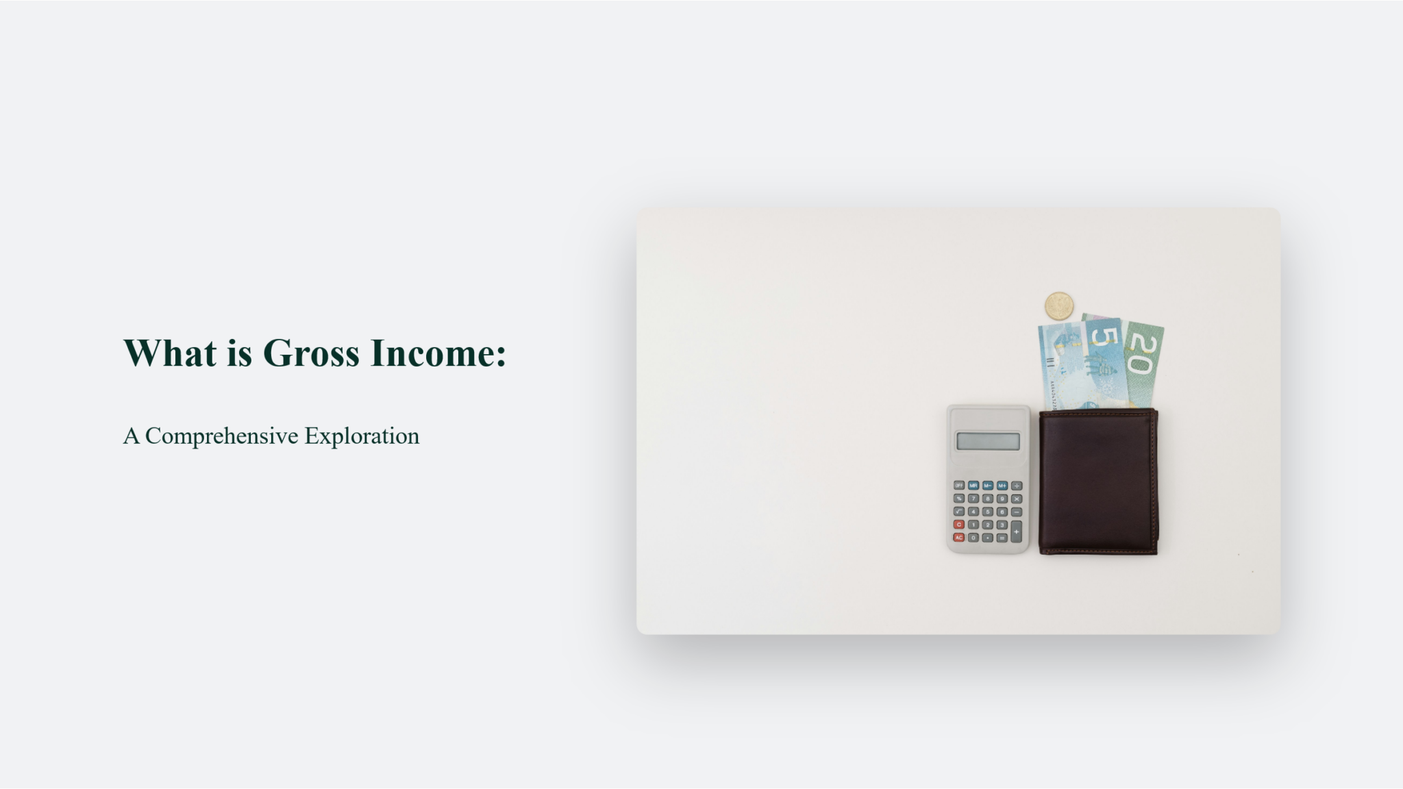 What Is Gross Income: A Comprehensive Exploration | CJ&CO
