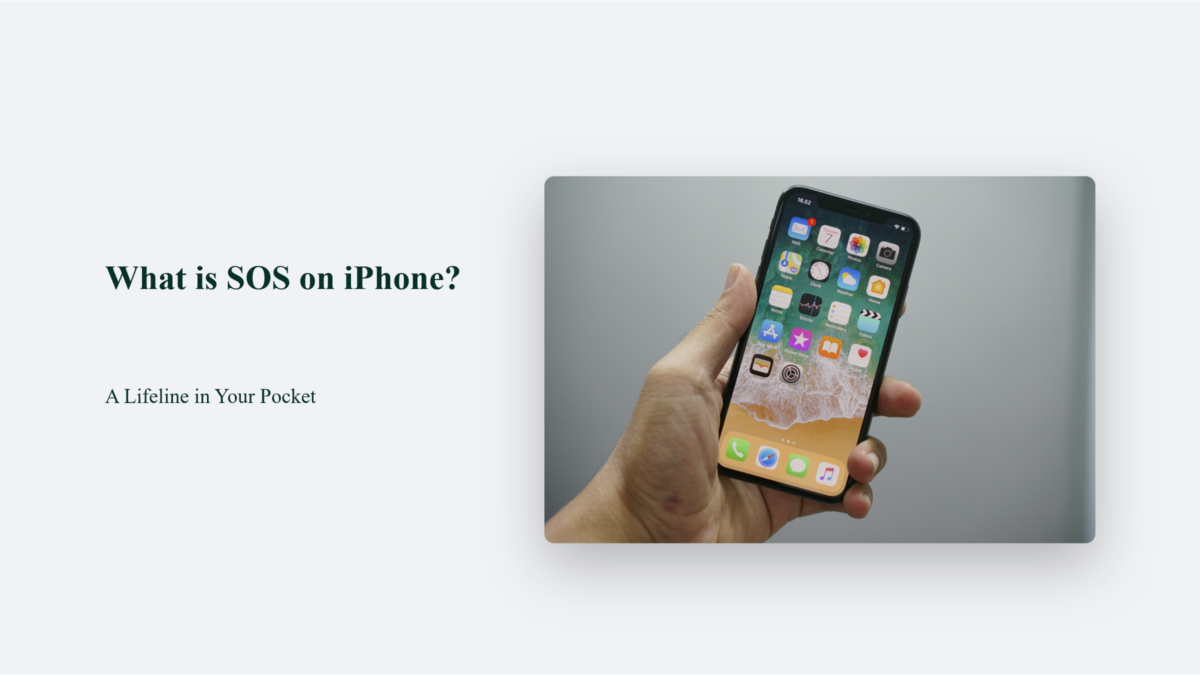 What Is SOS On IPhone? A Lifeline In Your Pocket | CJ&CO