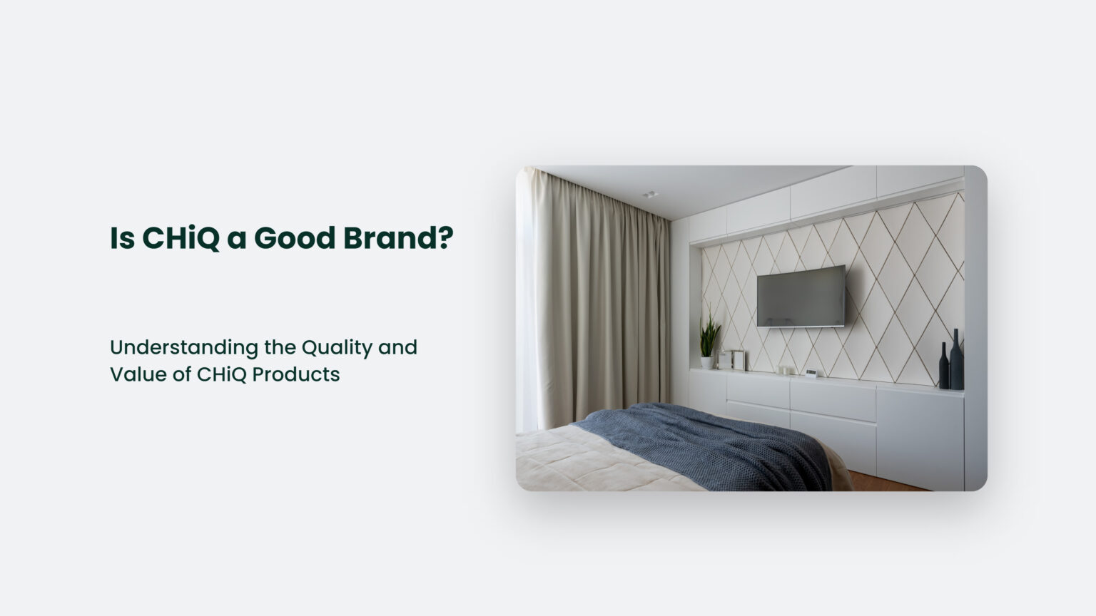 Is CHiQ A Good Brand? Understanding The Quality And Value Of CHiQ ...