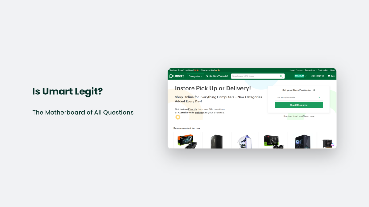 Is Umart Legit? The Motherboard Of All Questions | CJ&CO