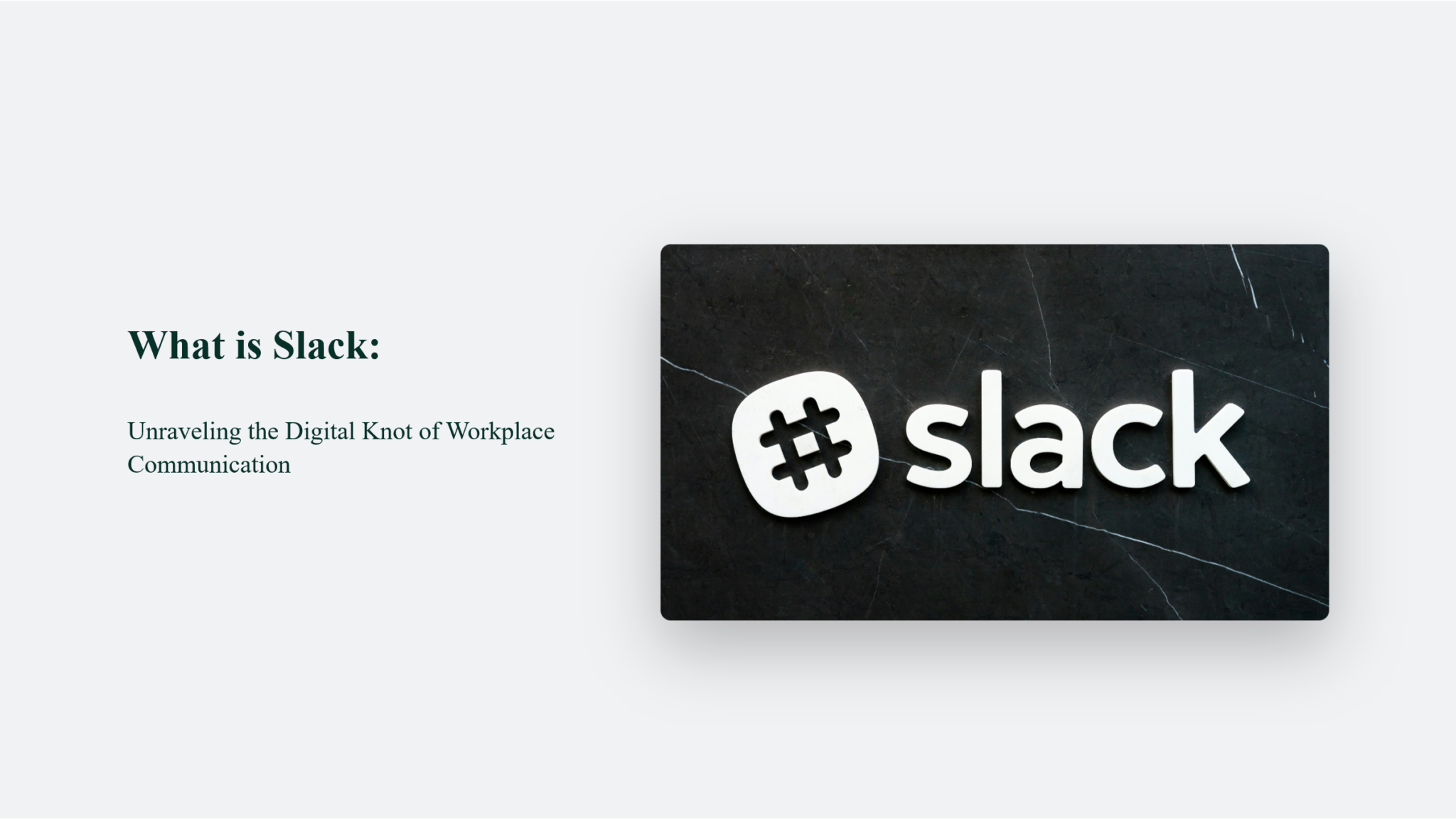 What Is Slack? Unraveling The Digital Knot Of Workplace Communication ...